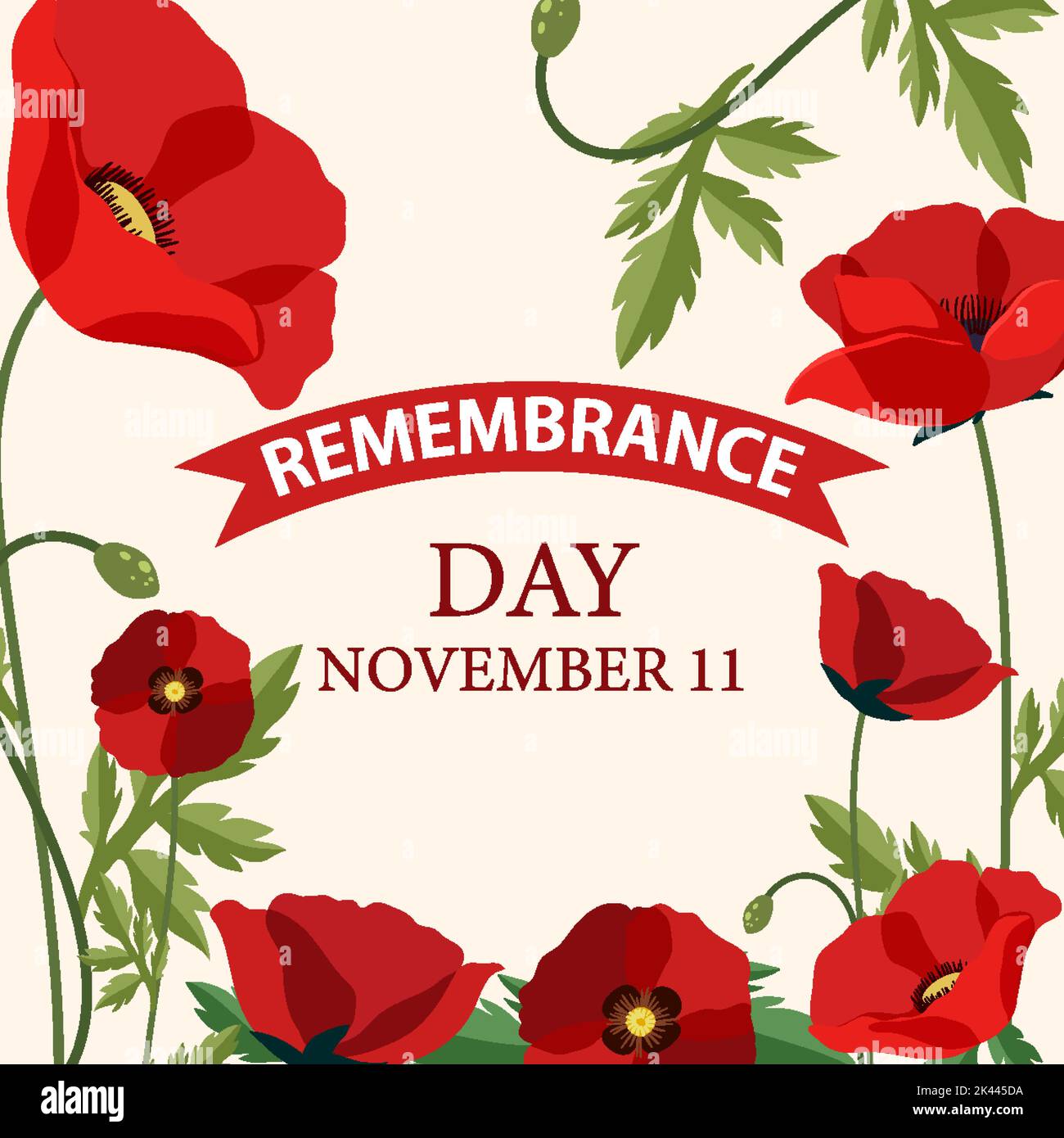 Remembrance day poster design illustration Stock Vector Image & Art - Alamy