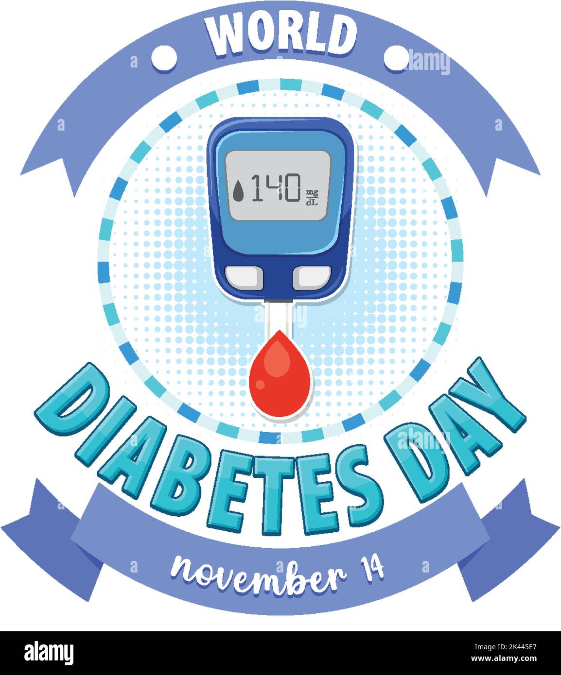 World Diabetes Day Poster Design illustration Stock Vector Image & Art ...
