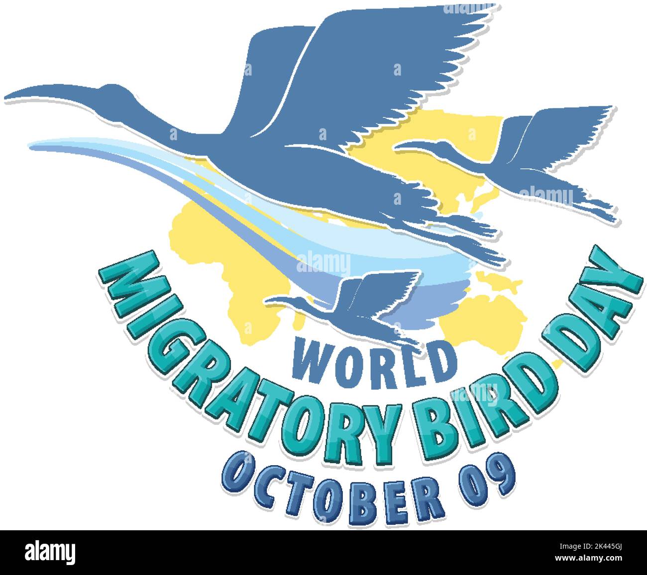 World Migratory Bird Day Banner Design illustration Stock Vector Image ...