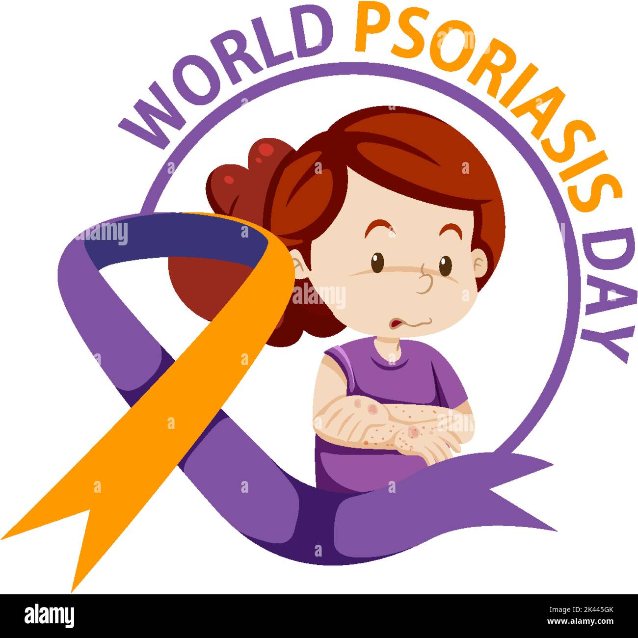 World Psoriasis Day Banner Design illustration Stock Vector Image & Art ...