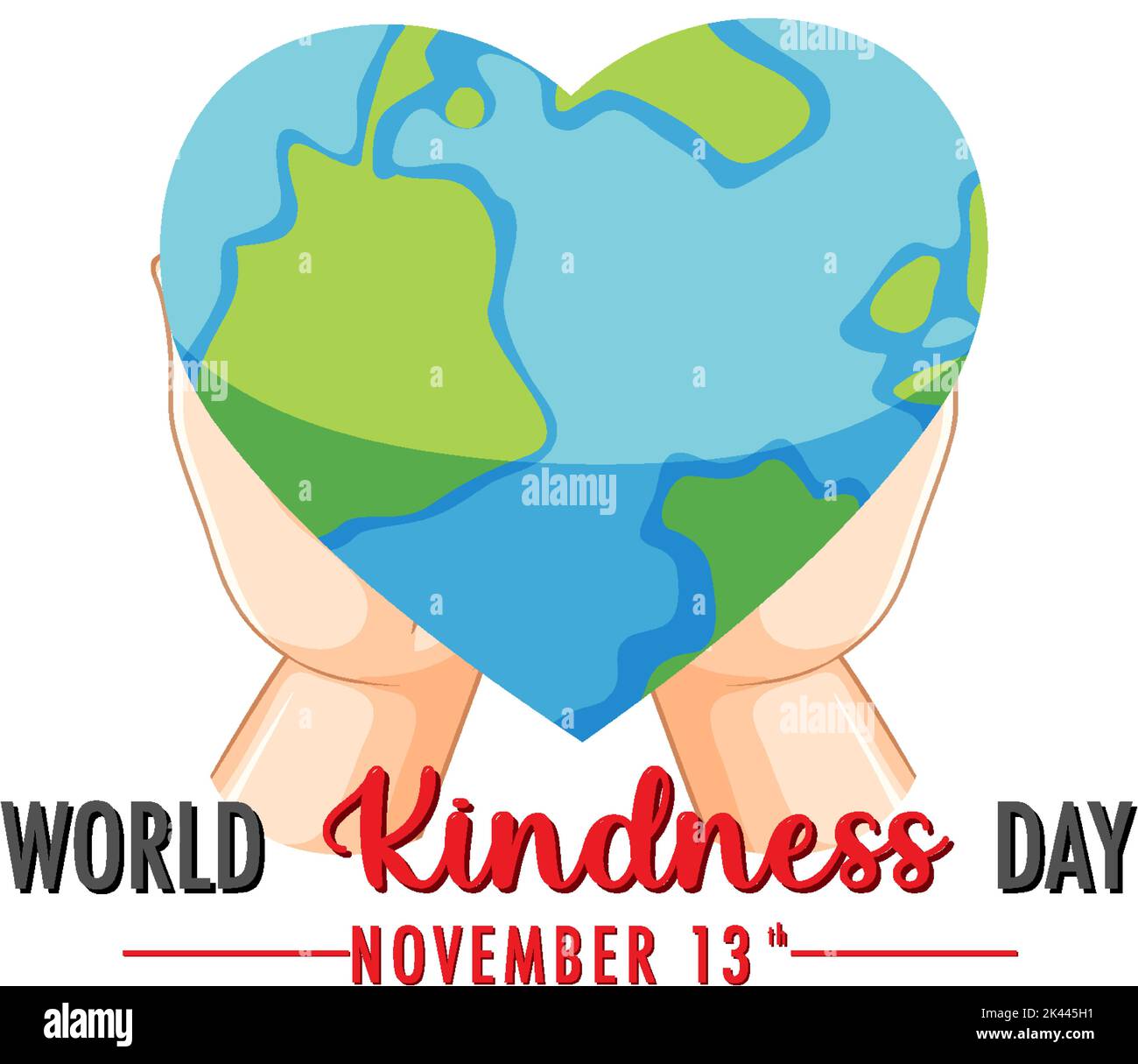 World Kindness Day Poster Design illustration Stock Vector Image & Art ...