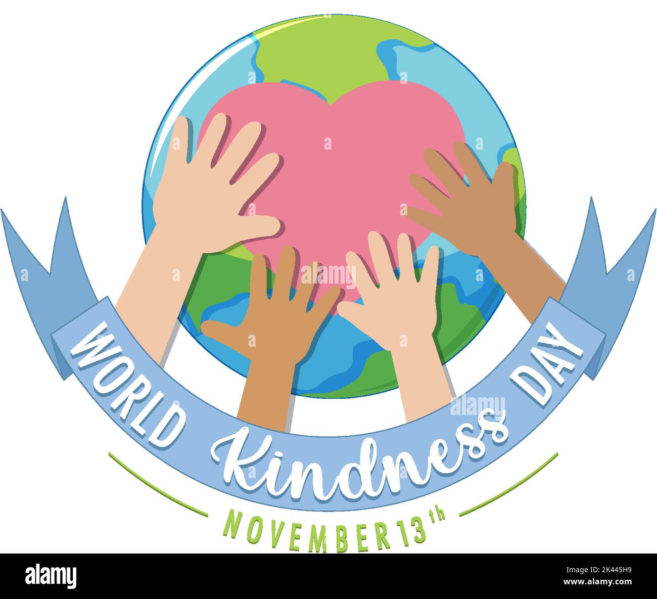 World Kindness Day Poster Design illustration Stock Vector Image & Art ...