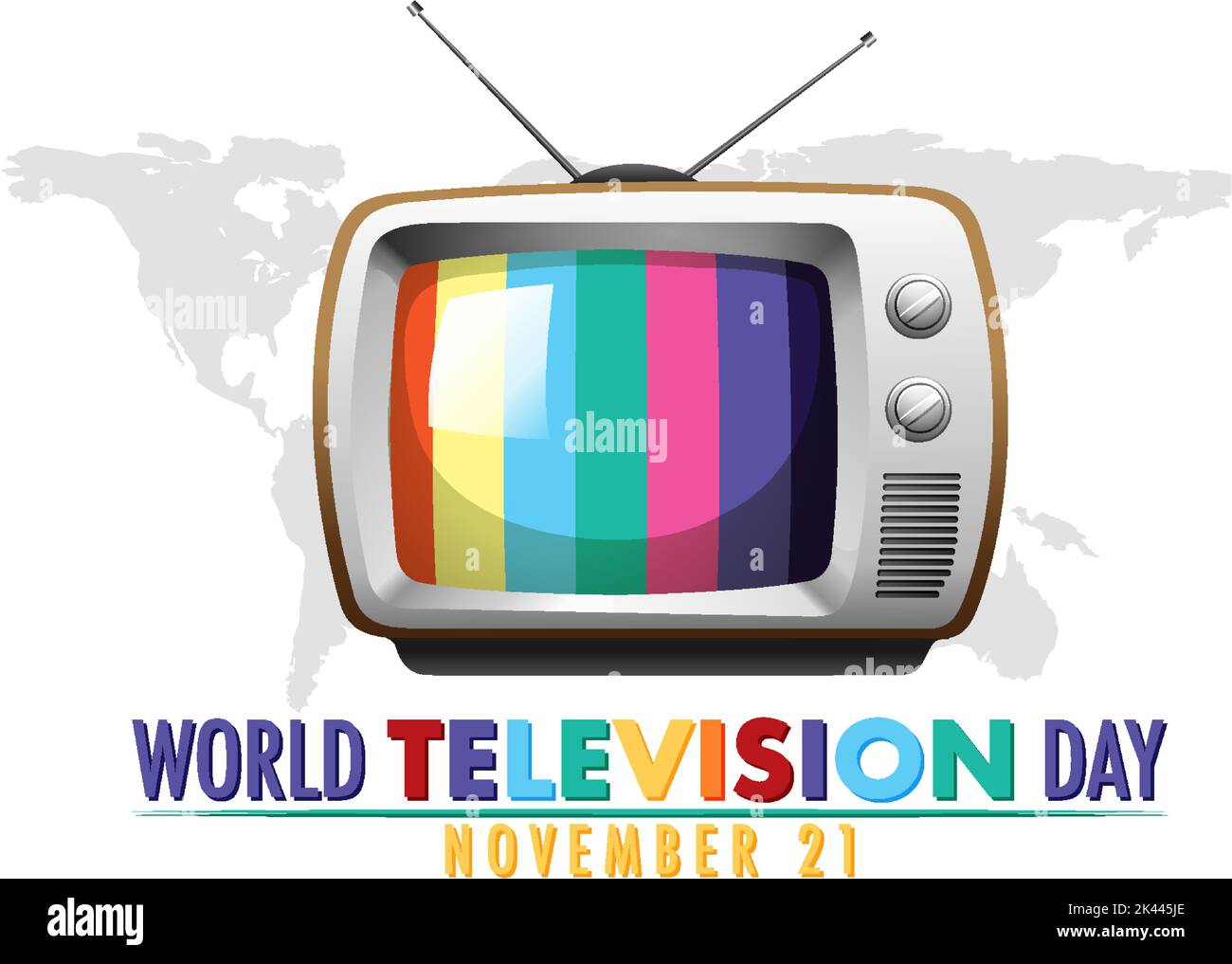 World Television Day Logo Design illustration Stock Vector Image & Art ...