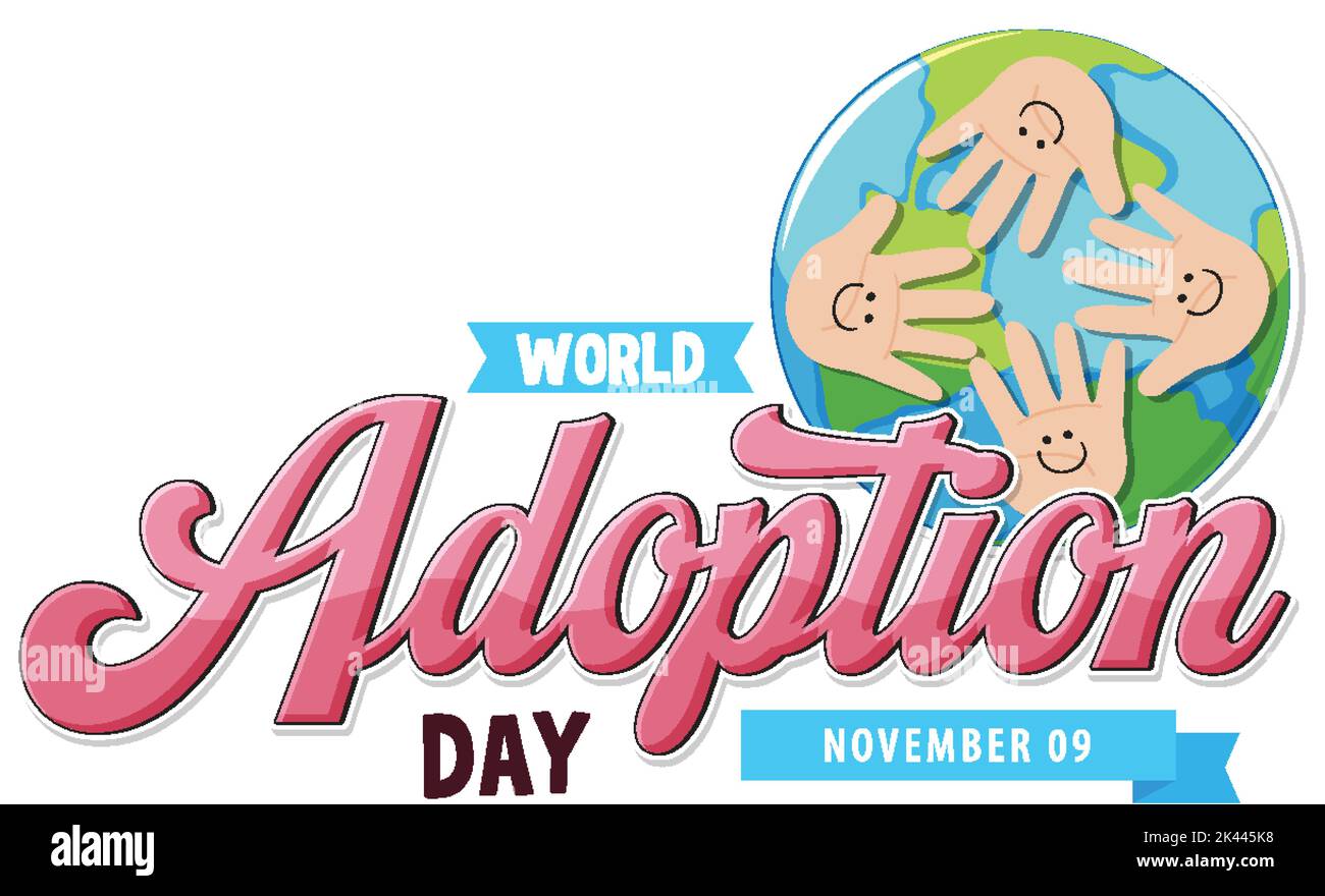 World Adoption Day Poster Design illustration Stock Vector Image & Art ...