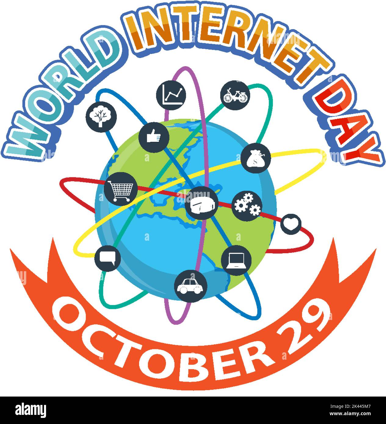 World Internet Day Banner Design illustration Stock Vector Image & Art ...