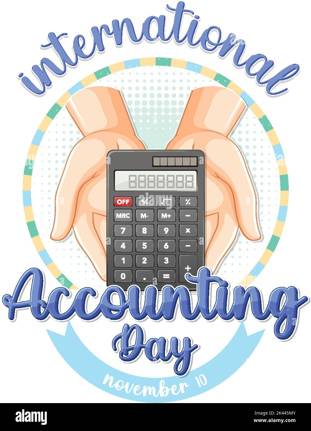 International Accounting Day Logo Design illustration Stock Vector ...