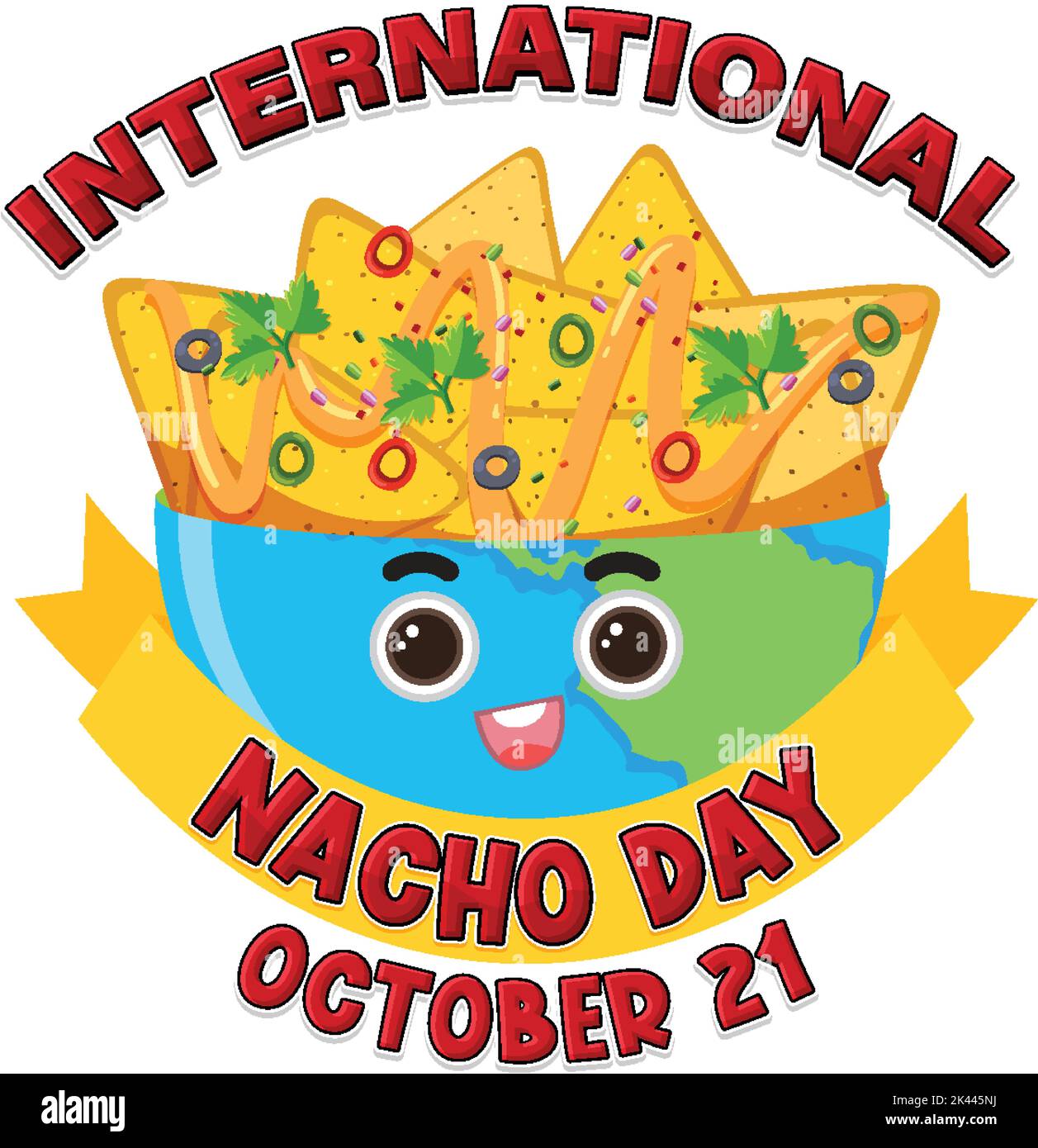 International Nacho Day Banner Design illustration Stock Vector Image ...