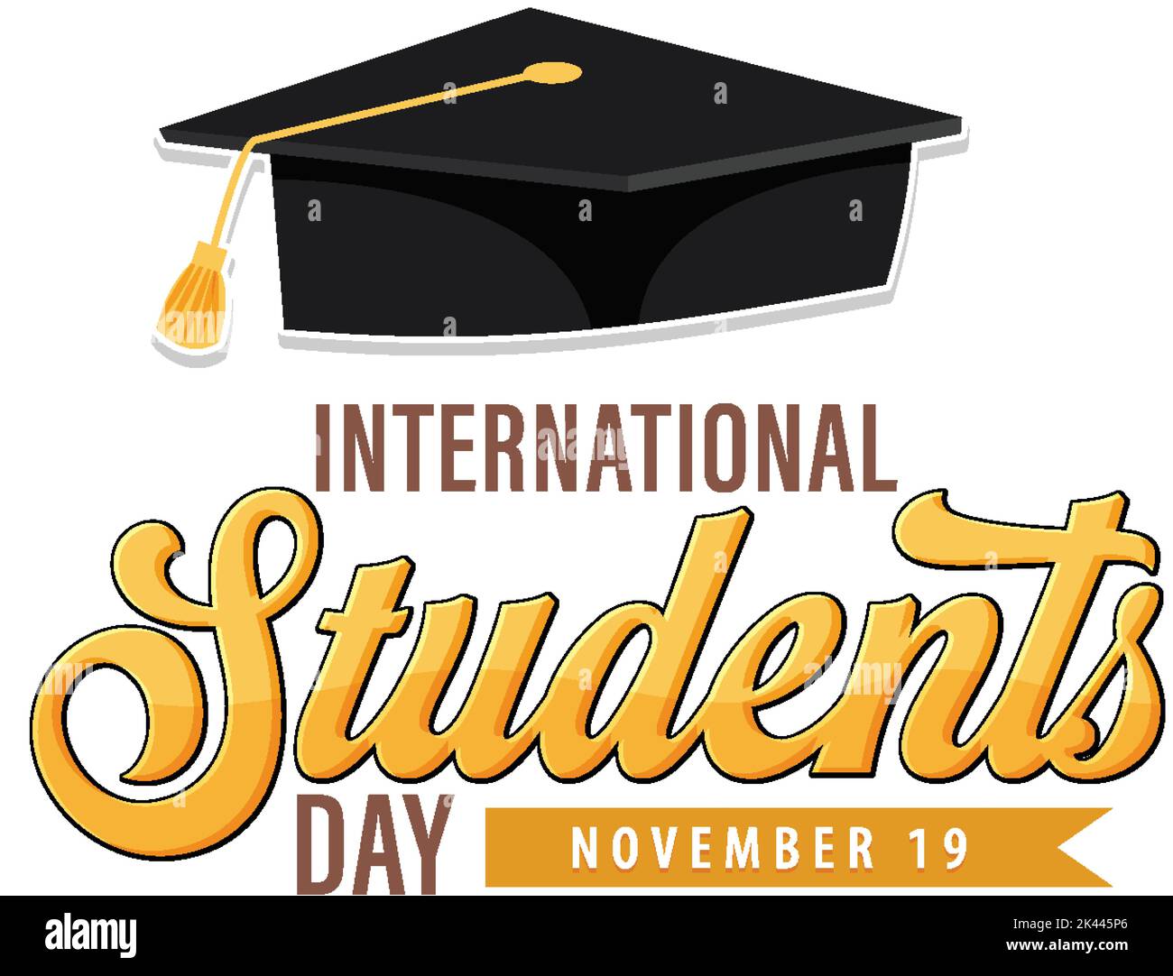 International Students Day Banner Design illustration Stock Vector ...