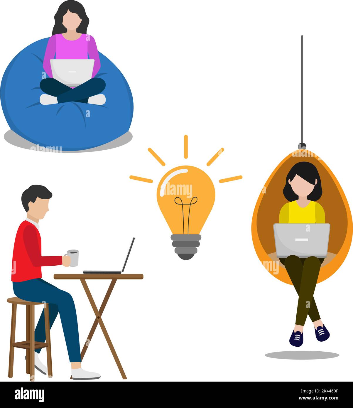 Freelance illustration design that works with laptops everywhere and ...