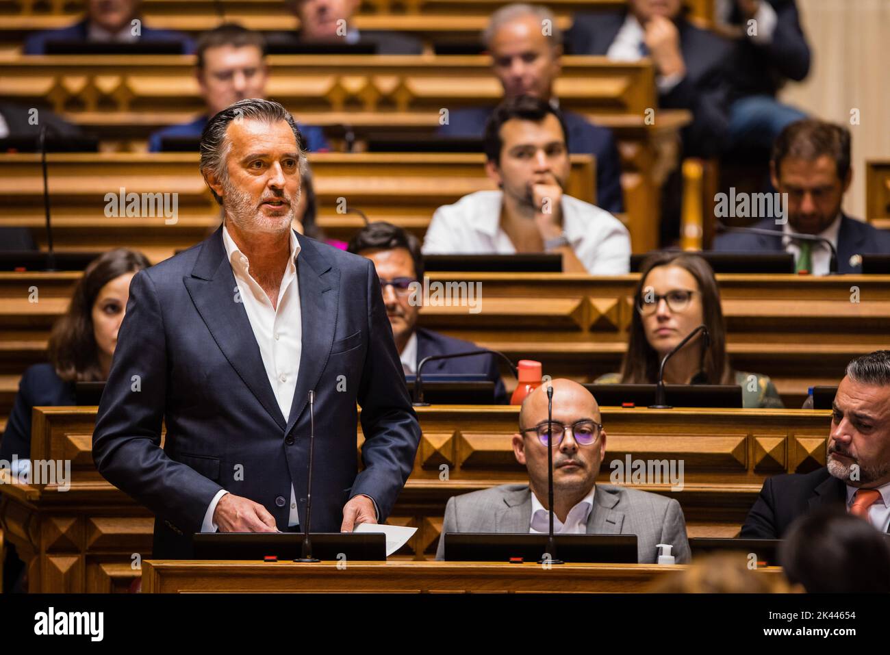 Lisbon, Portugal. 29th Sep, 2022. Joao Cotrim Figueiredo, IL ...