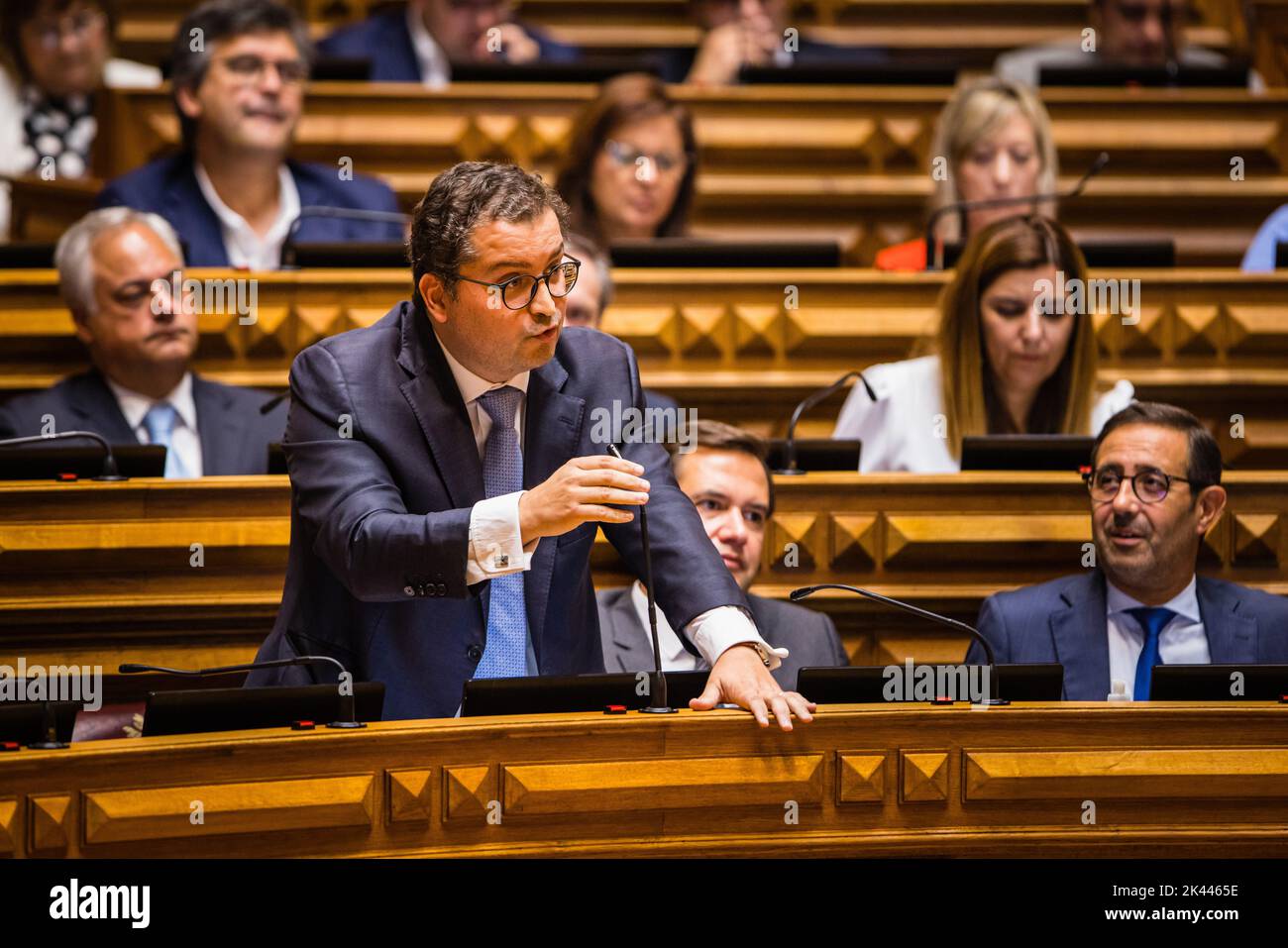 Lisbon, Portugal. 29th Sep, 2022. Joaquim Miranda Sarmento, PSD ...