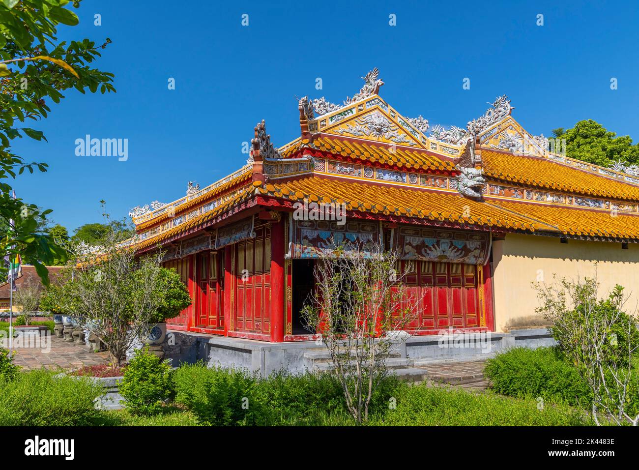 Thai Mieu Temple, Imperial City, Hue, Thua Thien Hue province, Vietnam ...