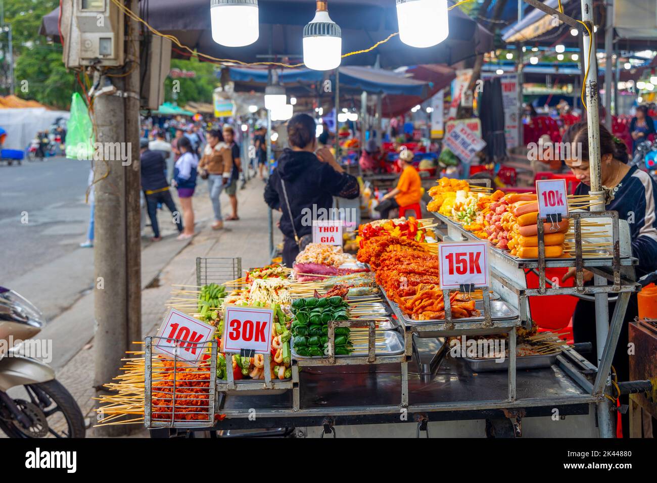 Cho Cay, Dalat Market, Dalat, Lam Dong Province, Vietnam Stock Photo ...