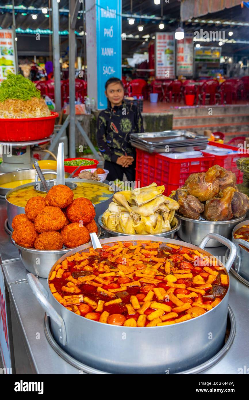 Cho Cay, Dalat Market, Dalat, Lam Dong Province, Vietnam Stock Photo ...