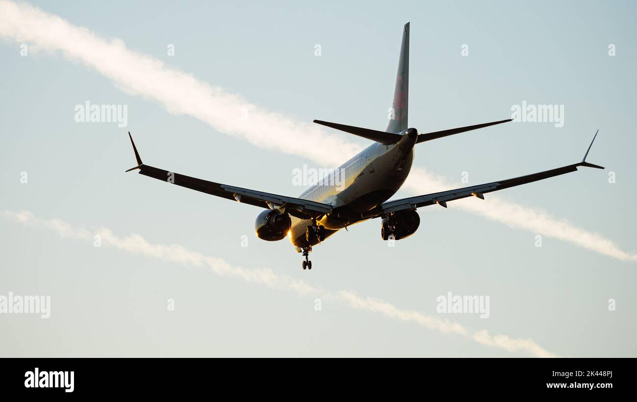 Richmond, British Columbia, Canada. 6th Sep, 2022. An Air Canada Boeing ...