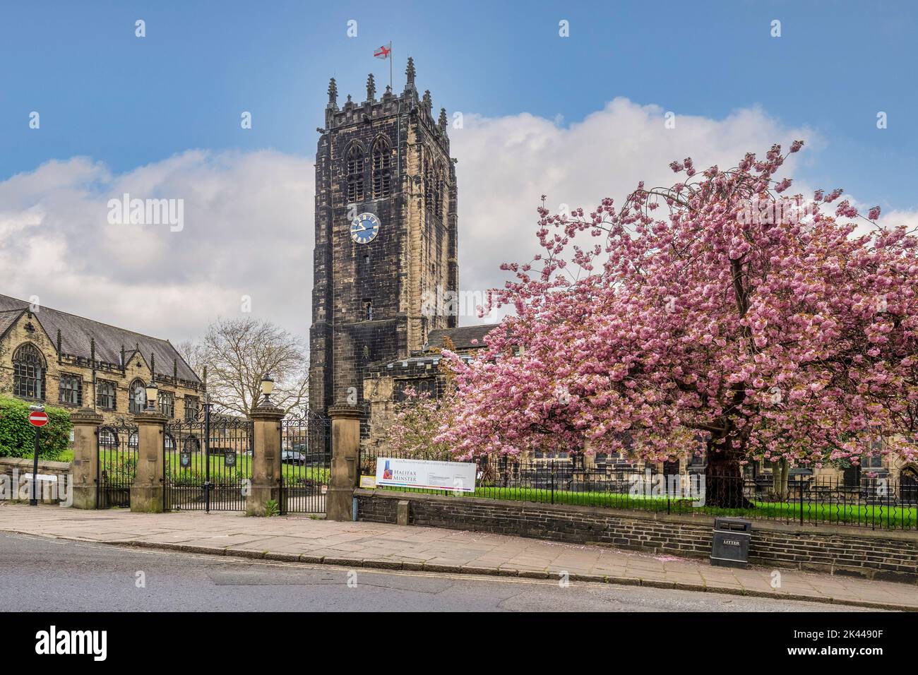 Halifax Minster, formerly St Peter's Parish Church, in Halifax, West ...