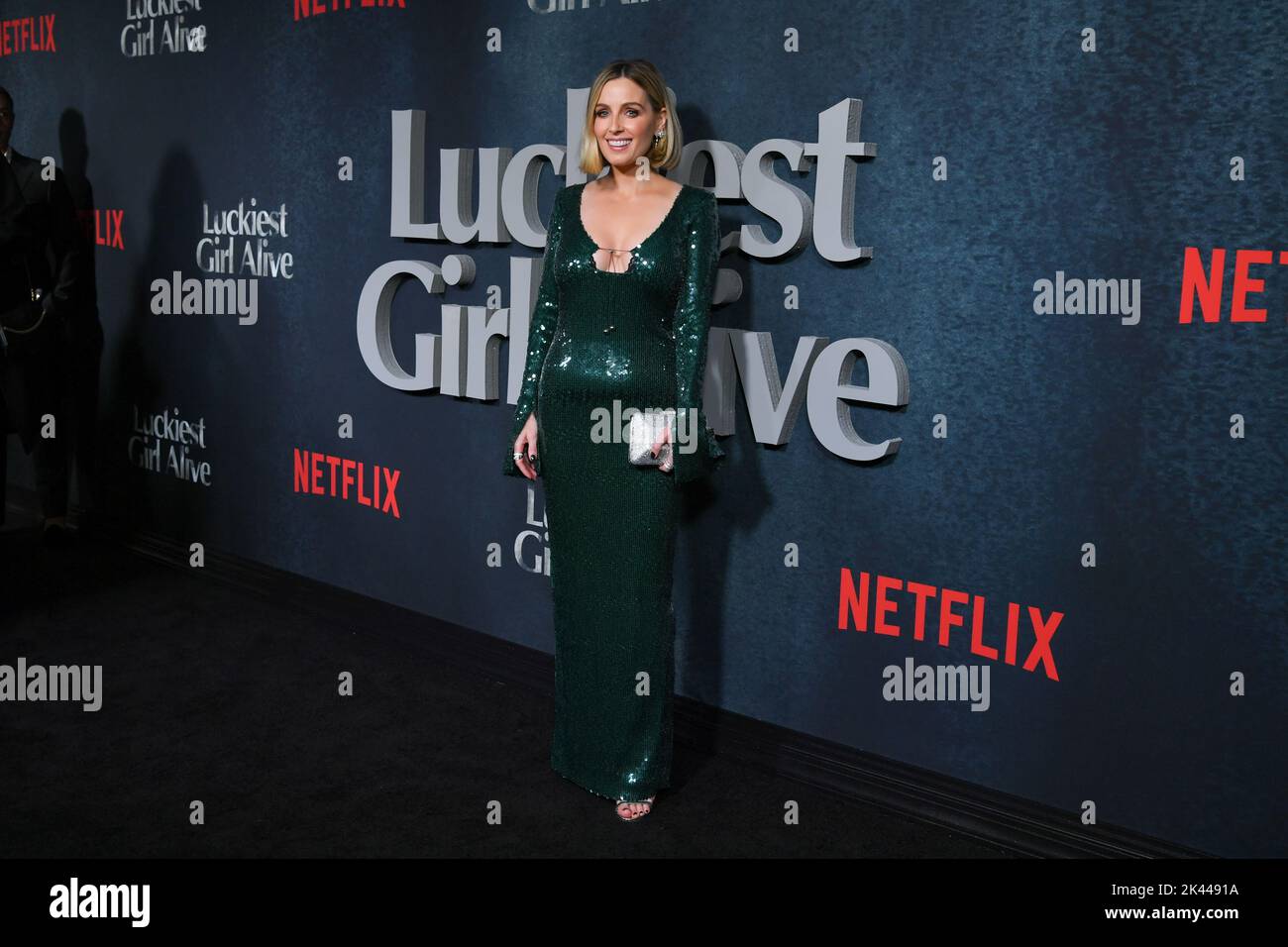 Jessica Knoll attends Netflix's "Luckiest Girl Alive" premiere at Paris ...