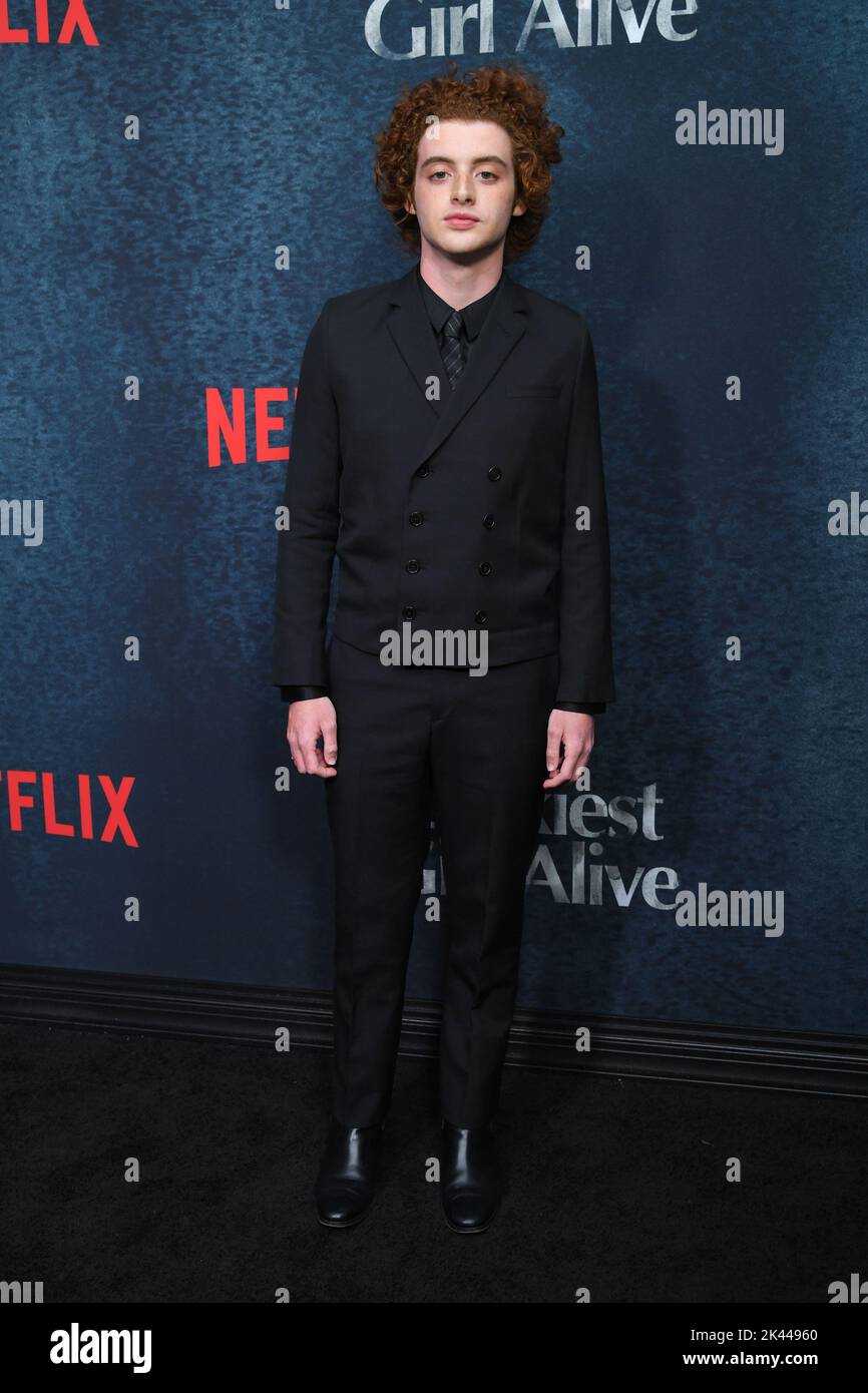 Thomas Barbusca attends Netflix's "Luckiest Girl Alive" premiere at ...
