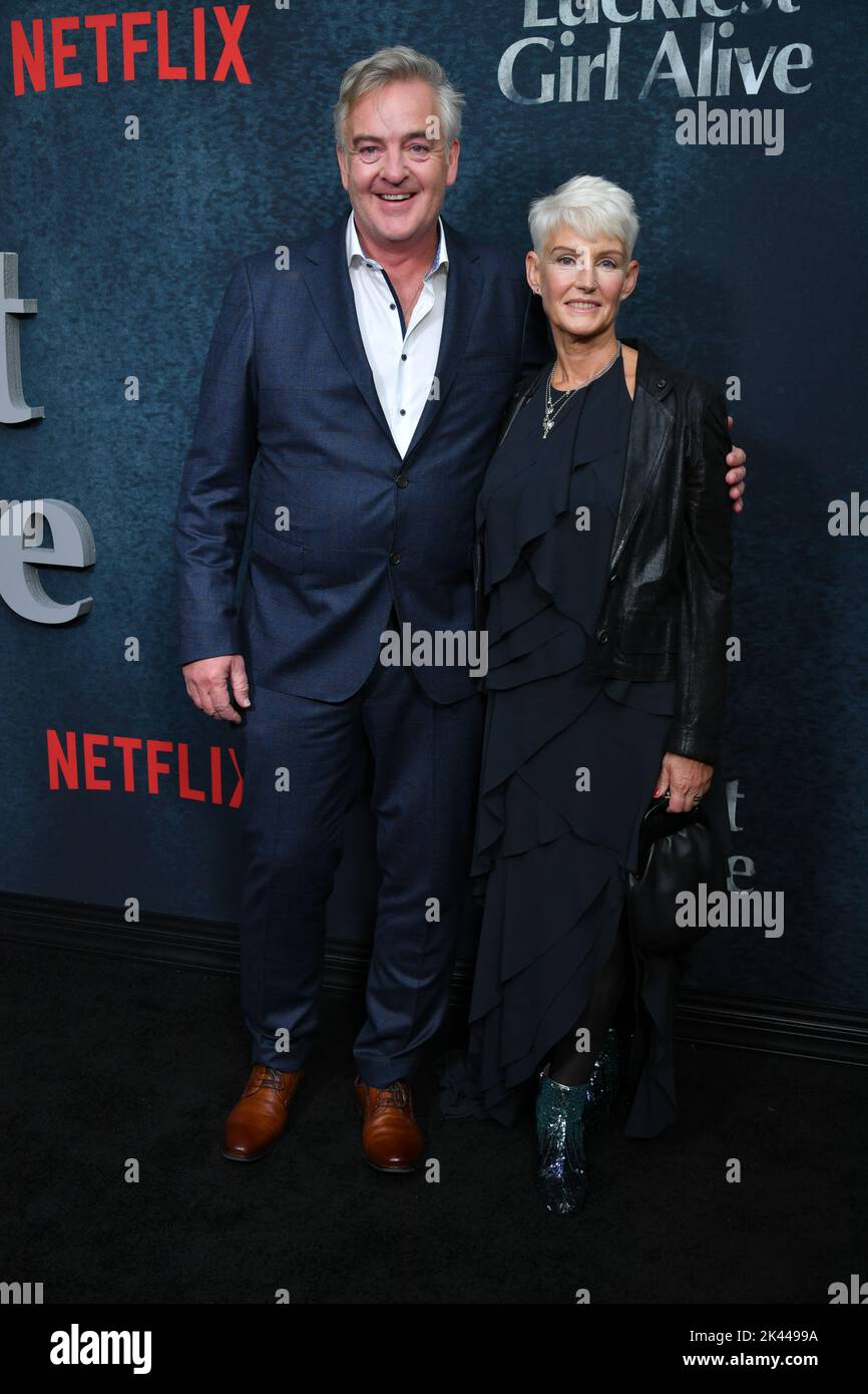 Mike Barker attends Netflix's "Luckiest Girl Alive" premiere at Paris ...