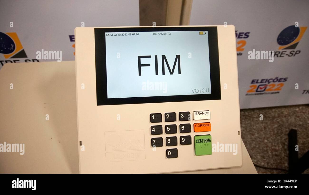 September 30, 2022, SÃ£o Paulo, SÃ£o Paulo, Brazil: In the 2022 ...