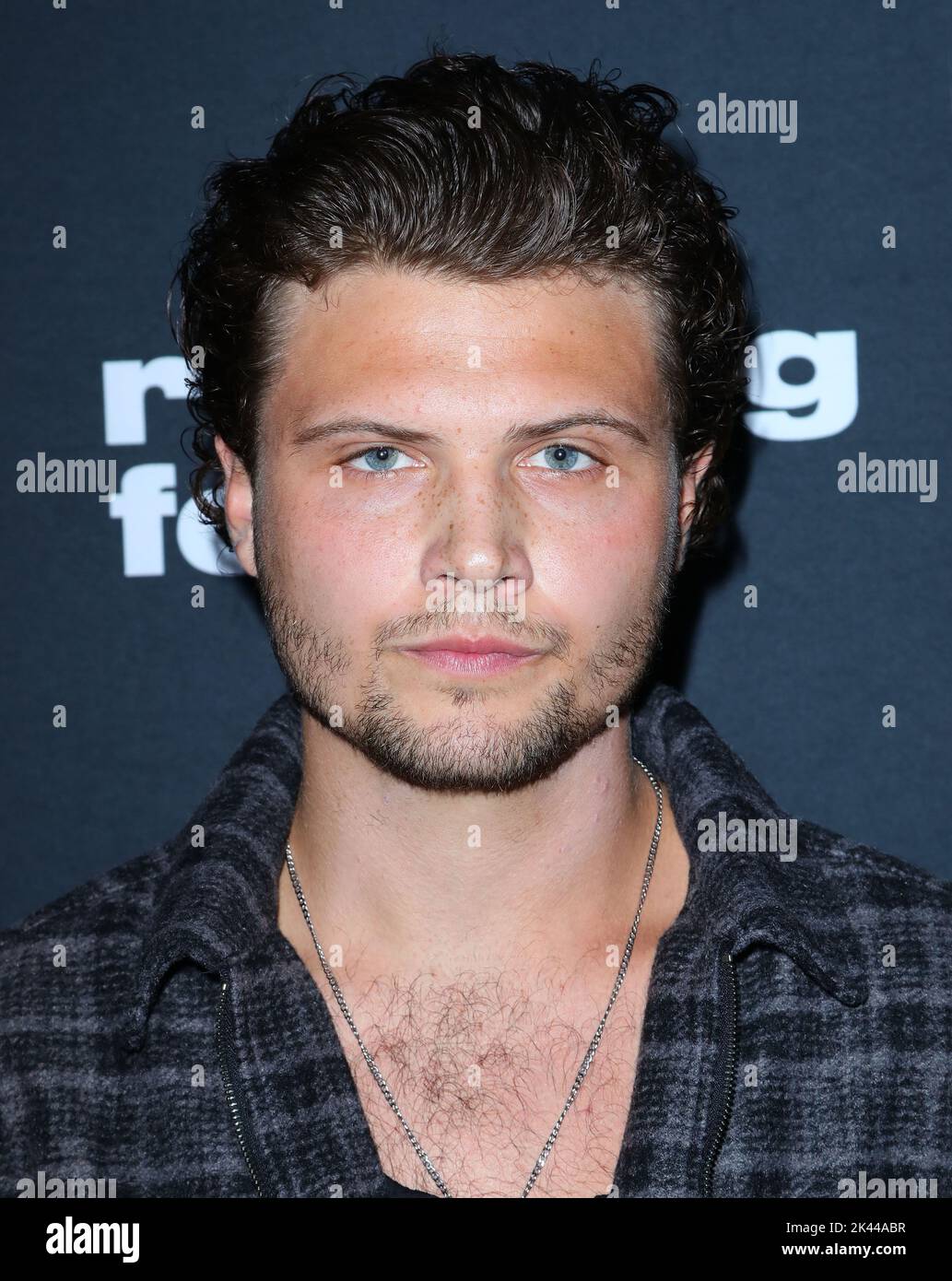 Santa Monica, USA. 29th Sep, 2022. Clayton Johnson arrives at The World ...