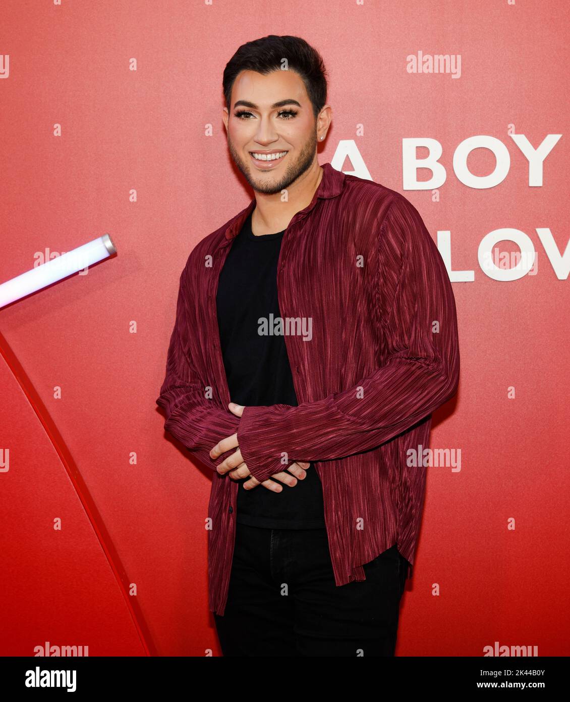 Los Angeles, California, USA 28th September 2022, Manny Mua, aka Manny ...