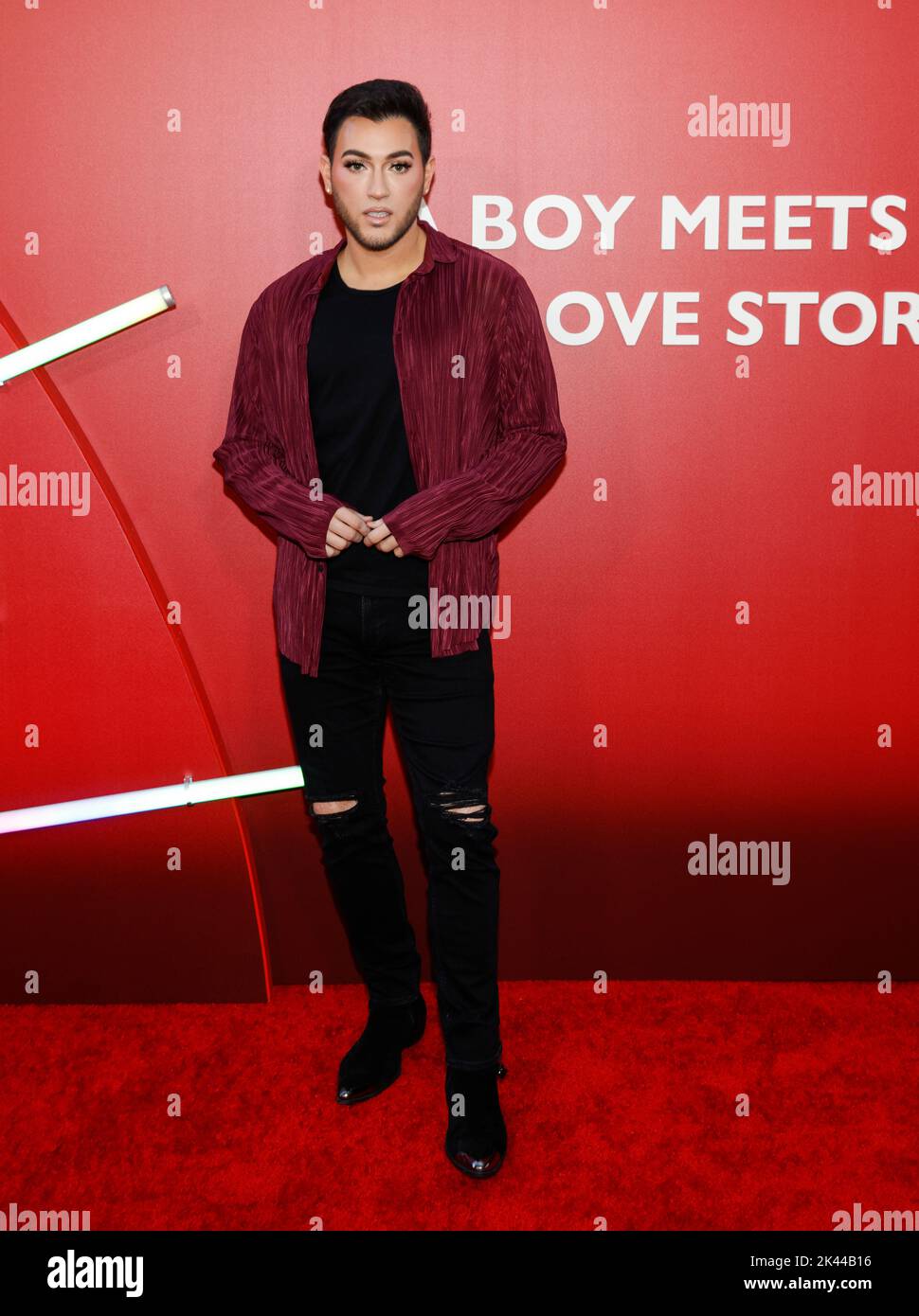 Los Angeles, California, USA 28th September 2022, Manny Mua, aka Manny ...