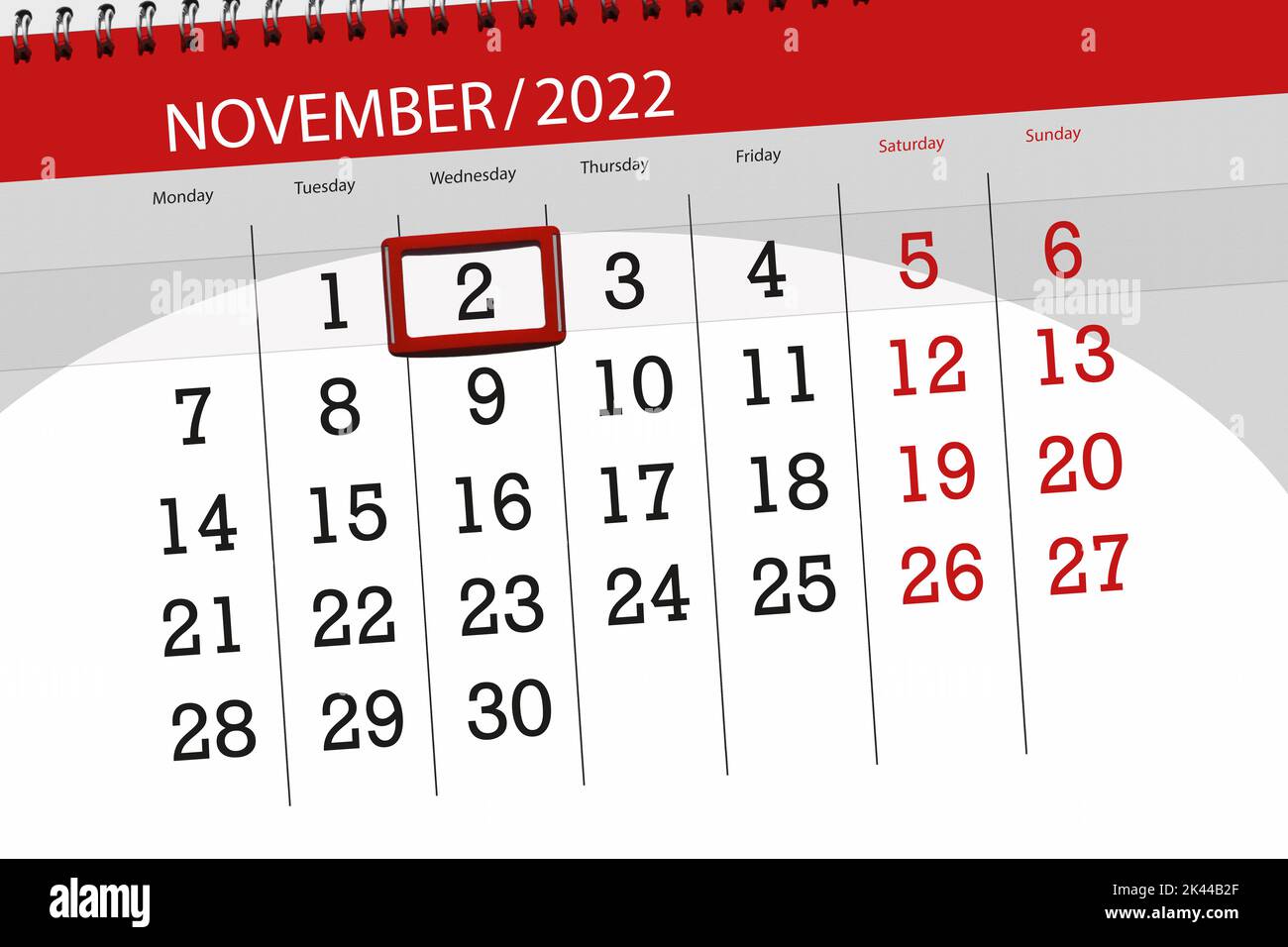 Calendar 2022, deadline, day, month, page, organizer, date, november ...