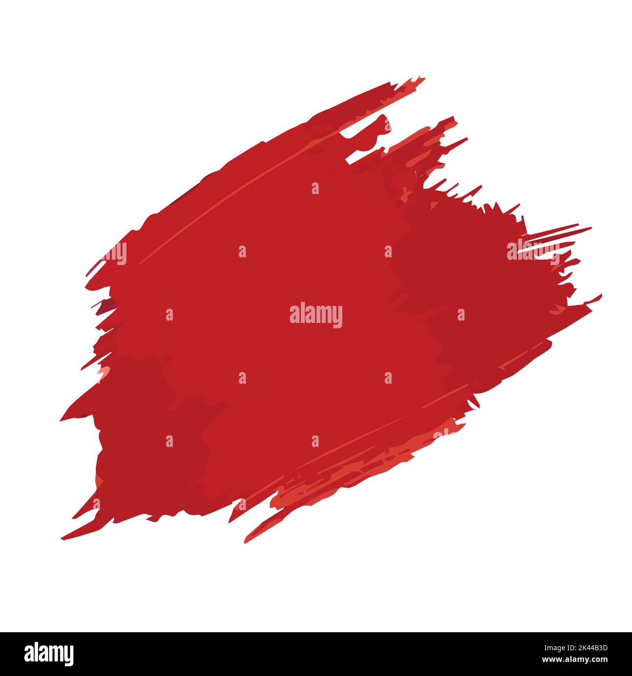 Vector design texture of acrylic paint with a red brush stroke ...