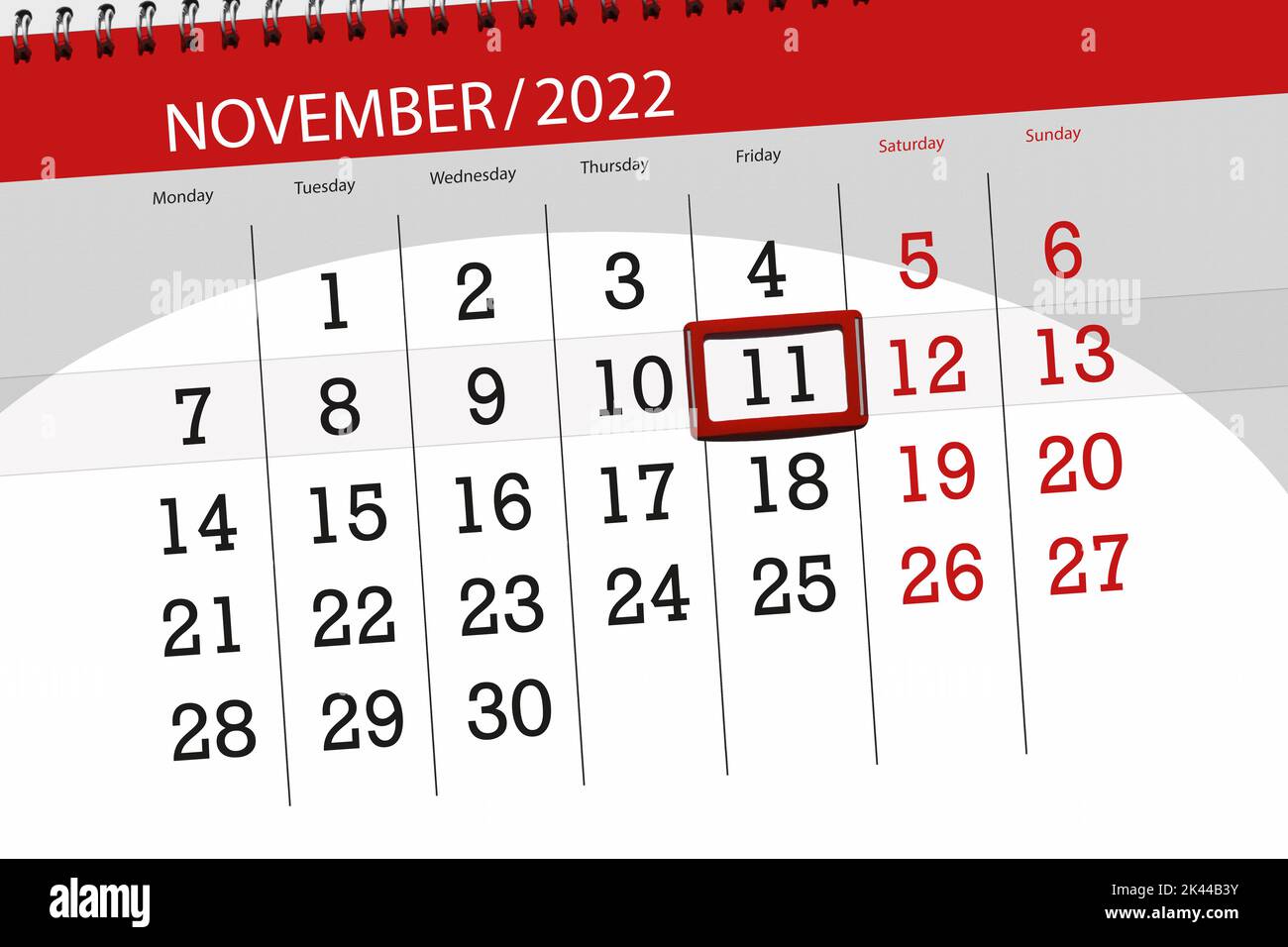 Calendar 2022, deadline, day, month, page, organizer, date, november ...