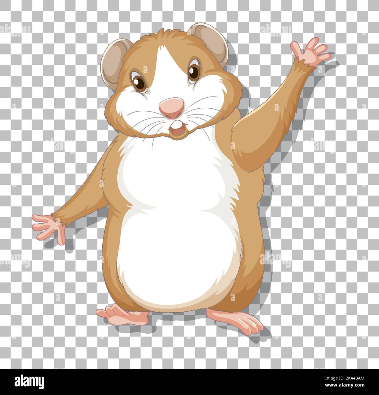 Hamster in cartoon style illustration Stock Vector Image & Art - Alamy