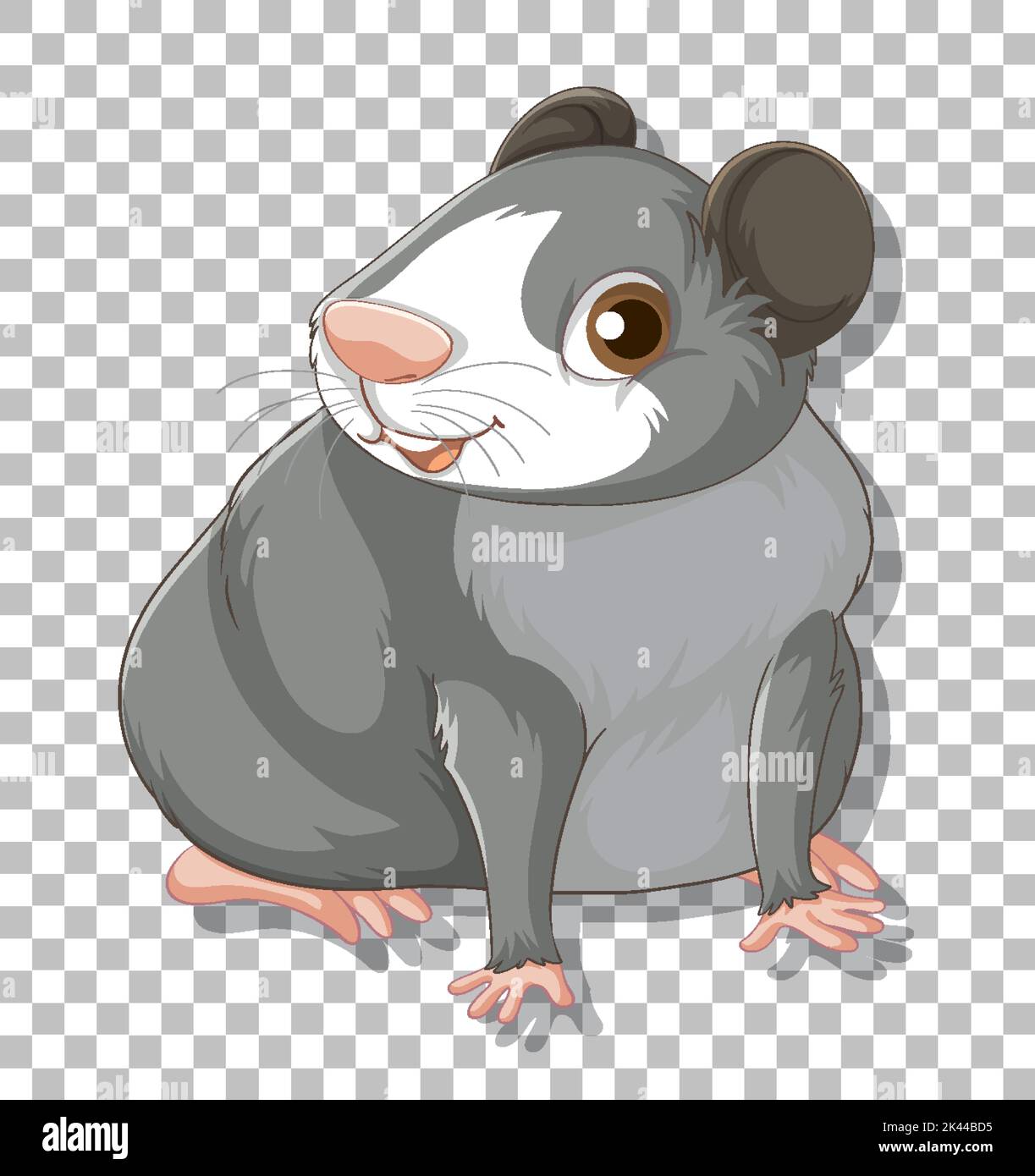 Hamster in cartoon style illustration Stock Vector Image & Art - Alamy