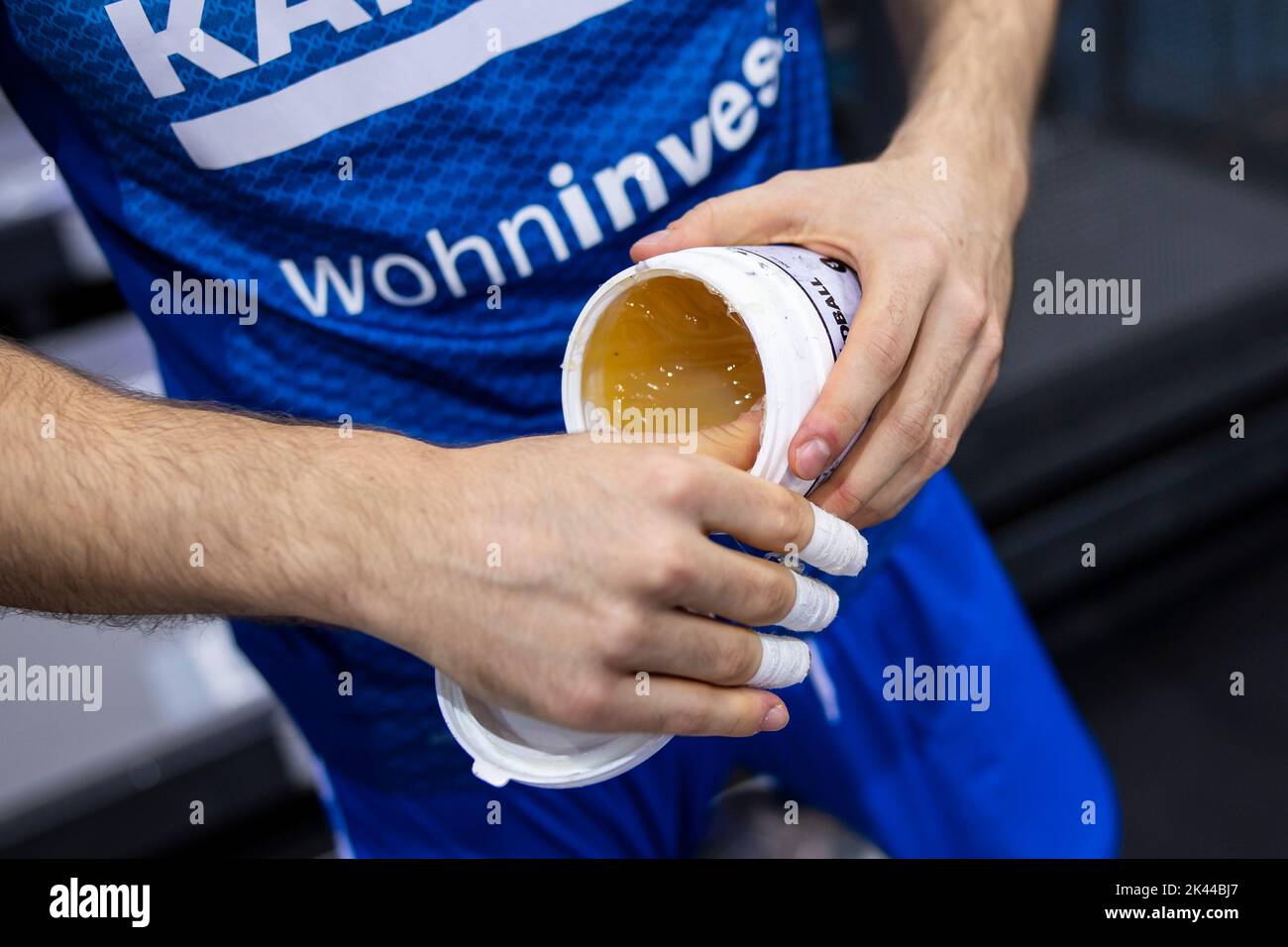 Stuttgart, Germany. 29th Sep, 2022. Handball: Bundesliga, TVB Stuttgart ...