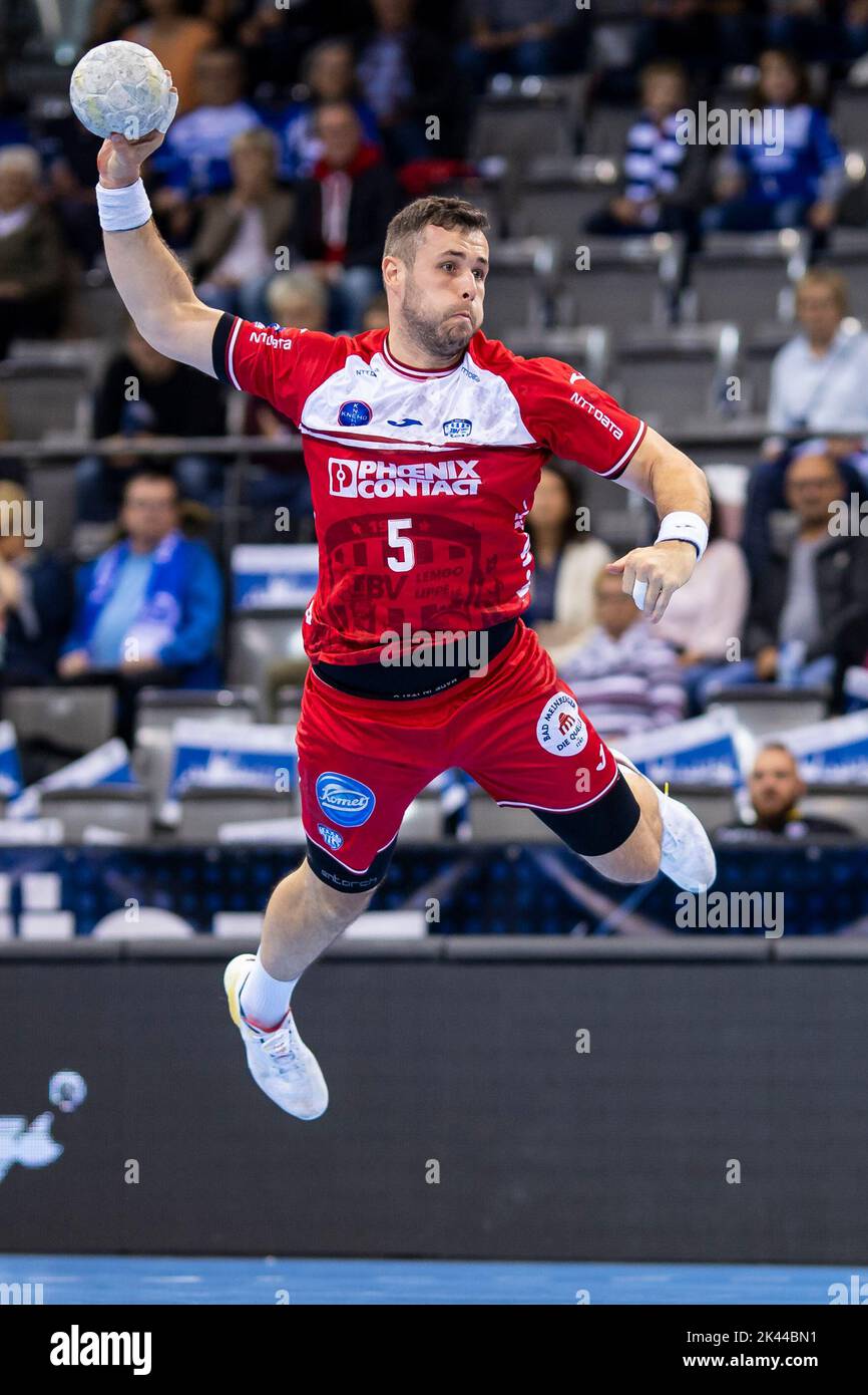 Stuttgart, Germany. 29th Sep, 2022. Handball: Bundesliga, TVB Stuttgart ...