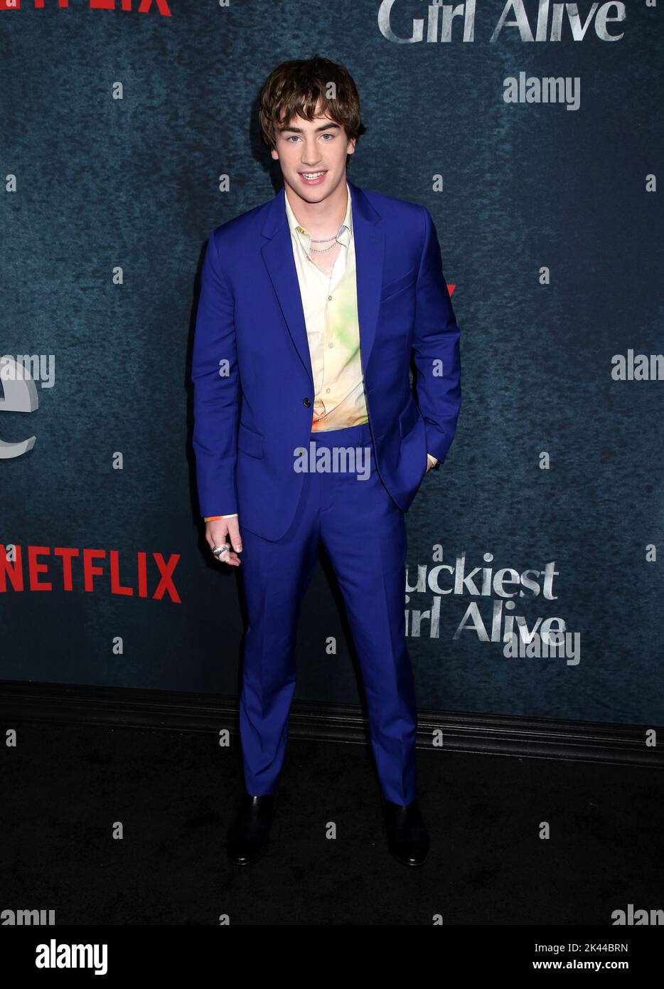 New York City, NY, September 29, 2022 Isaac Kragten attending Netflix's ...