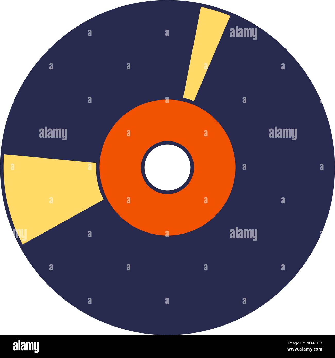 Old school vinyl plate with recorded songs vector Stock Vector Image ...