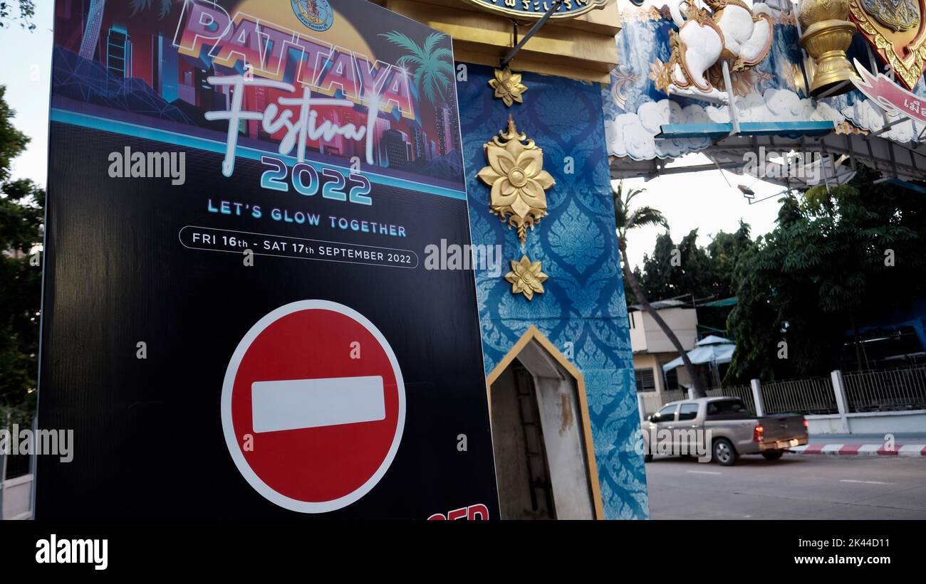 Let's Glow Together Night Parade event on Beach Road in Pattaya ...