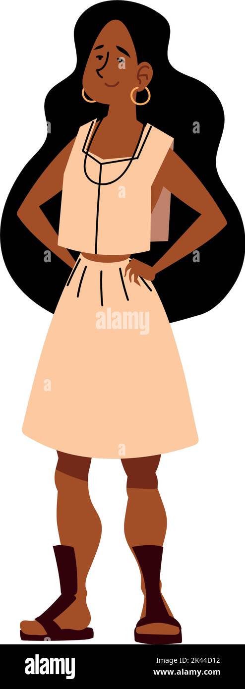 indigenous woman character Stock Vector Image & Art - Alamy