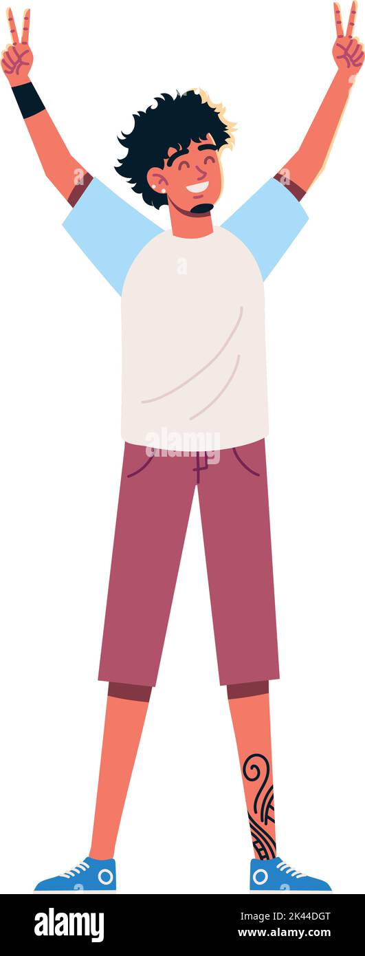 Adult tattooed Stock Vector Images - Alamy