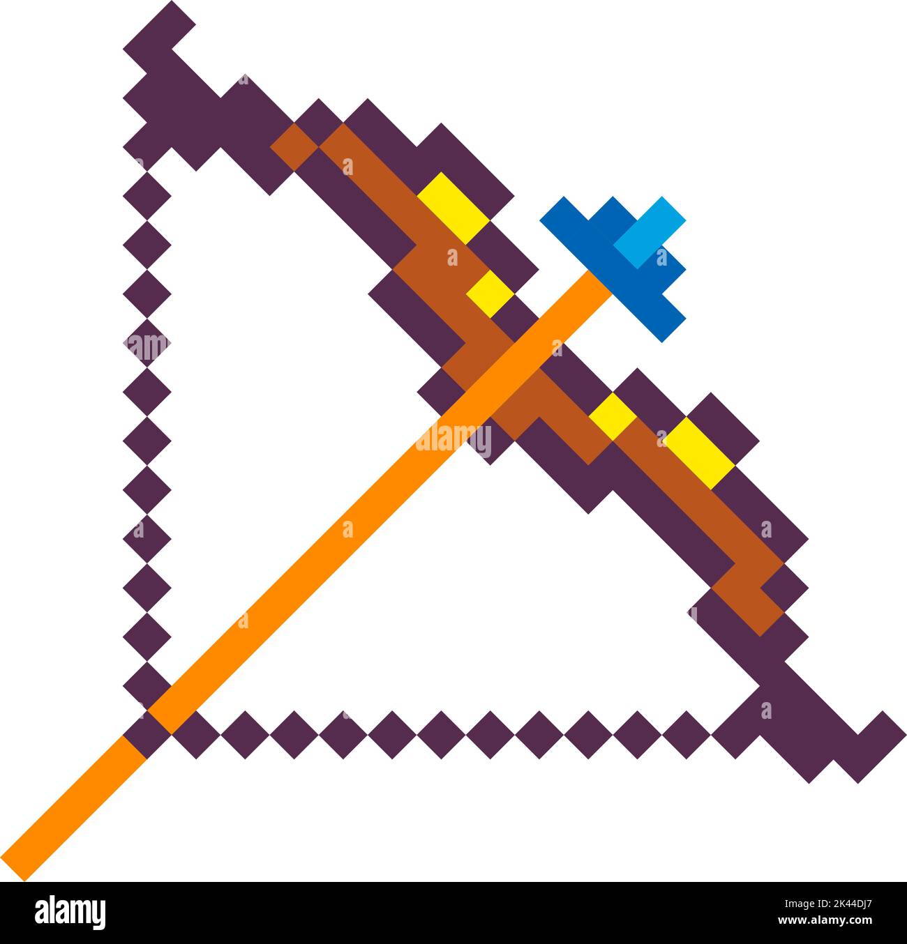 Pixel arrow archery hi-res stock photography and images - Alamy