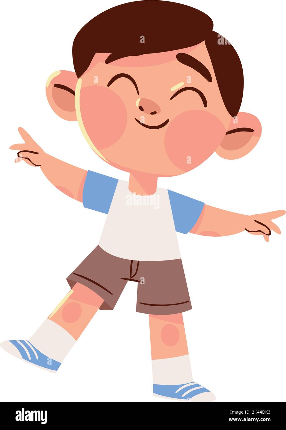 smiling little boy Stock Vector Image & Art - Alamy