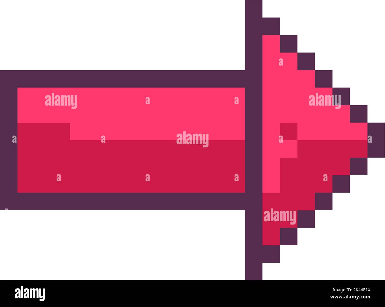 Pixelated arrow showing way, navigation signs Stock Vector Image & Art ...