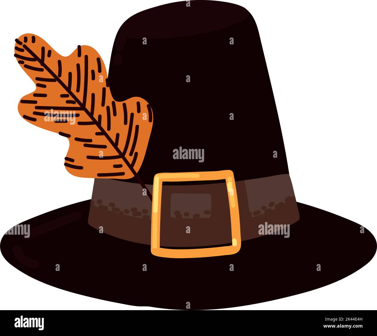 Thanksgiving pilgrim hat Stock Vector Image & Art - Alamy