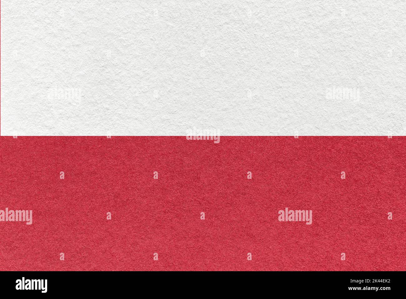 Texture of craft white and red paper background, half two colors, macro ...
