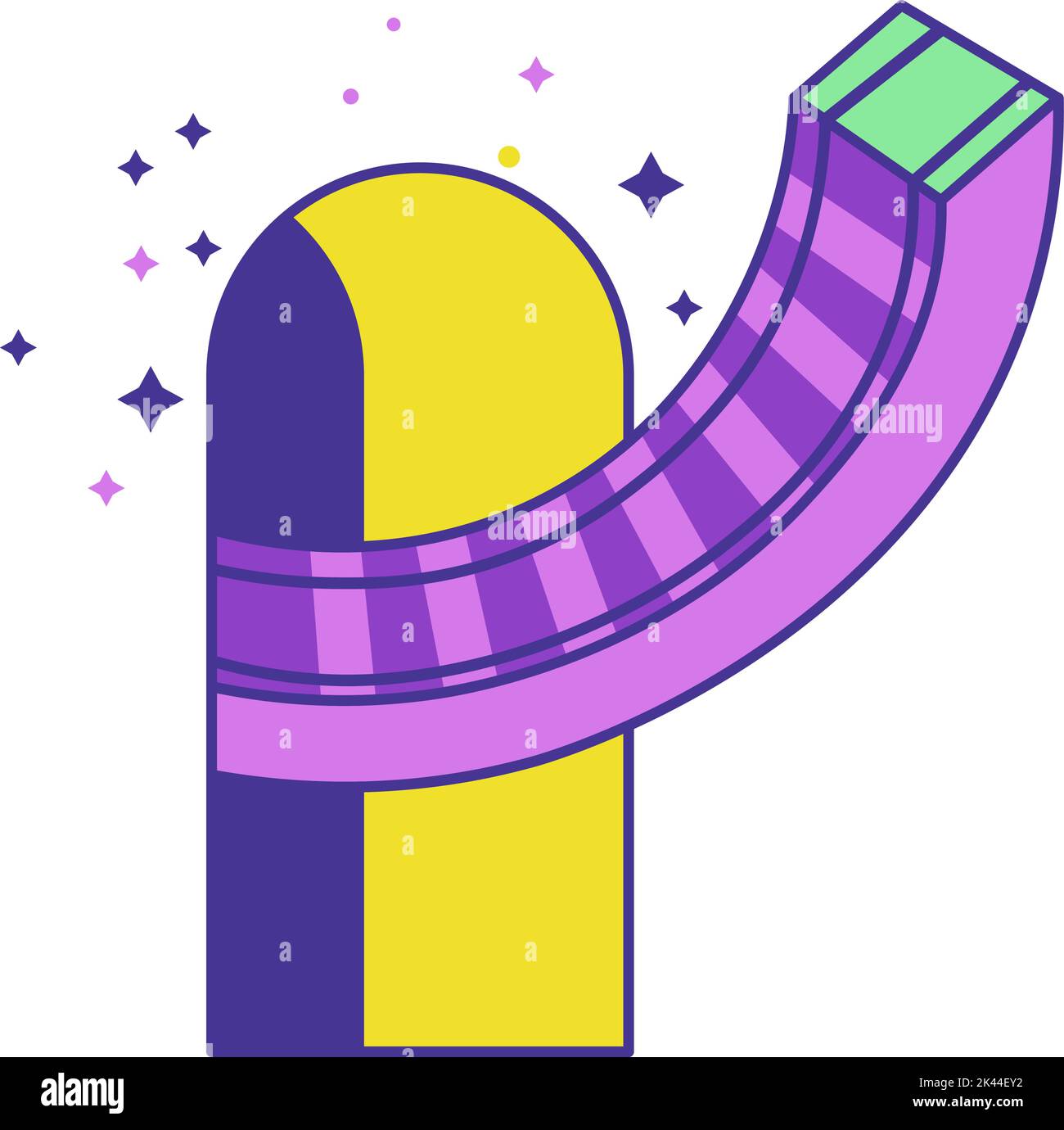 Fantasy passage and arch or entrance way vector Stock Vector Image ...