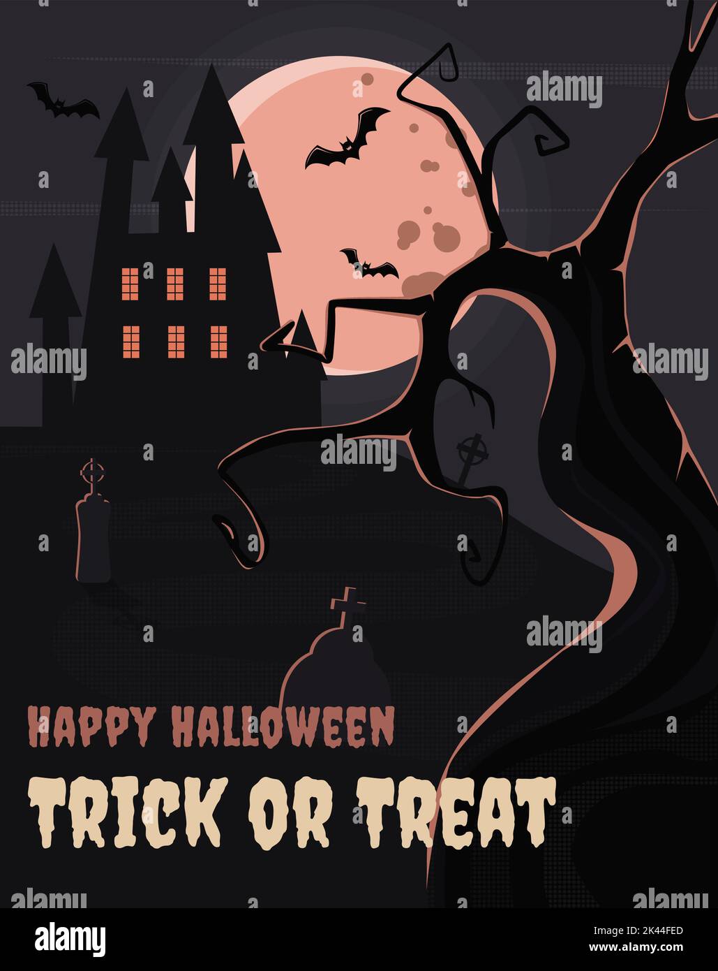 Horror creepy tree drawing hi-res stock photography and images - Alamy