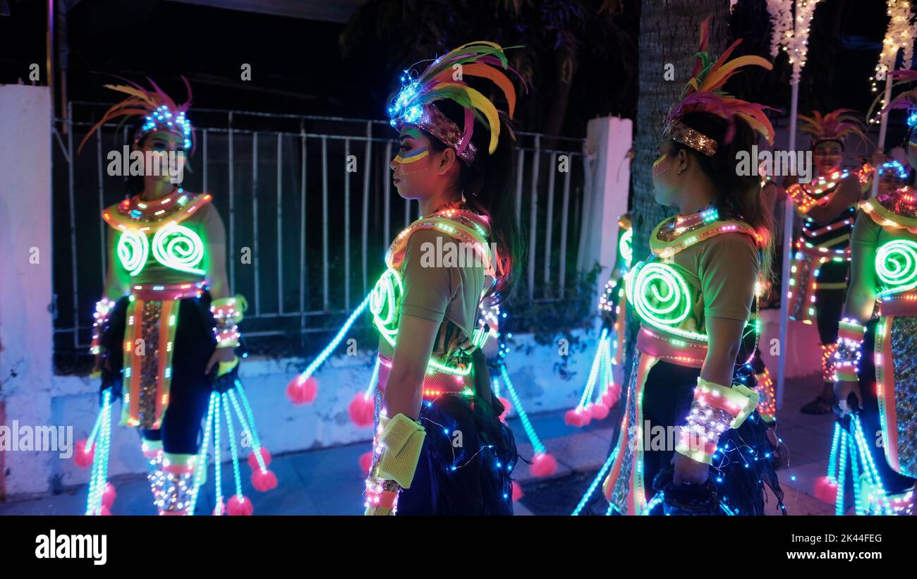 Let's Glow Together Night Parade event on Beach Road in Pattaya ...
