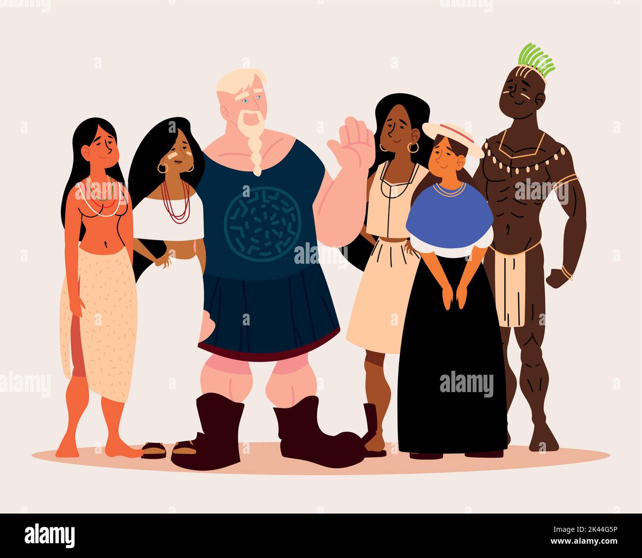 Diverse smiling people different Stock Vector Images - Alamy