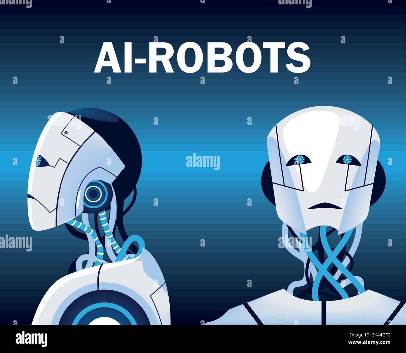 artificial intelligence robots Stock Vector Image & Art - Alamy