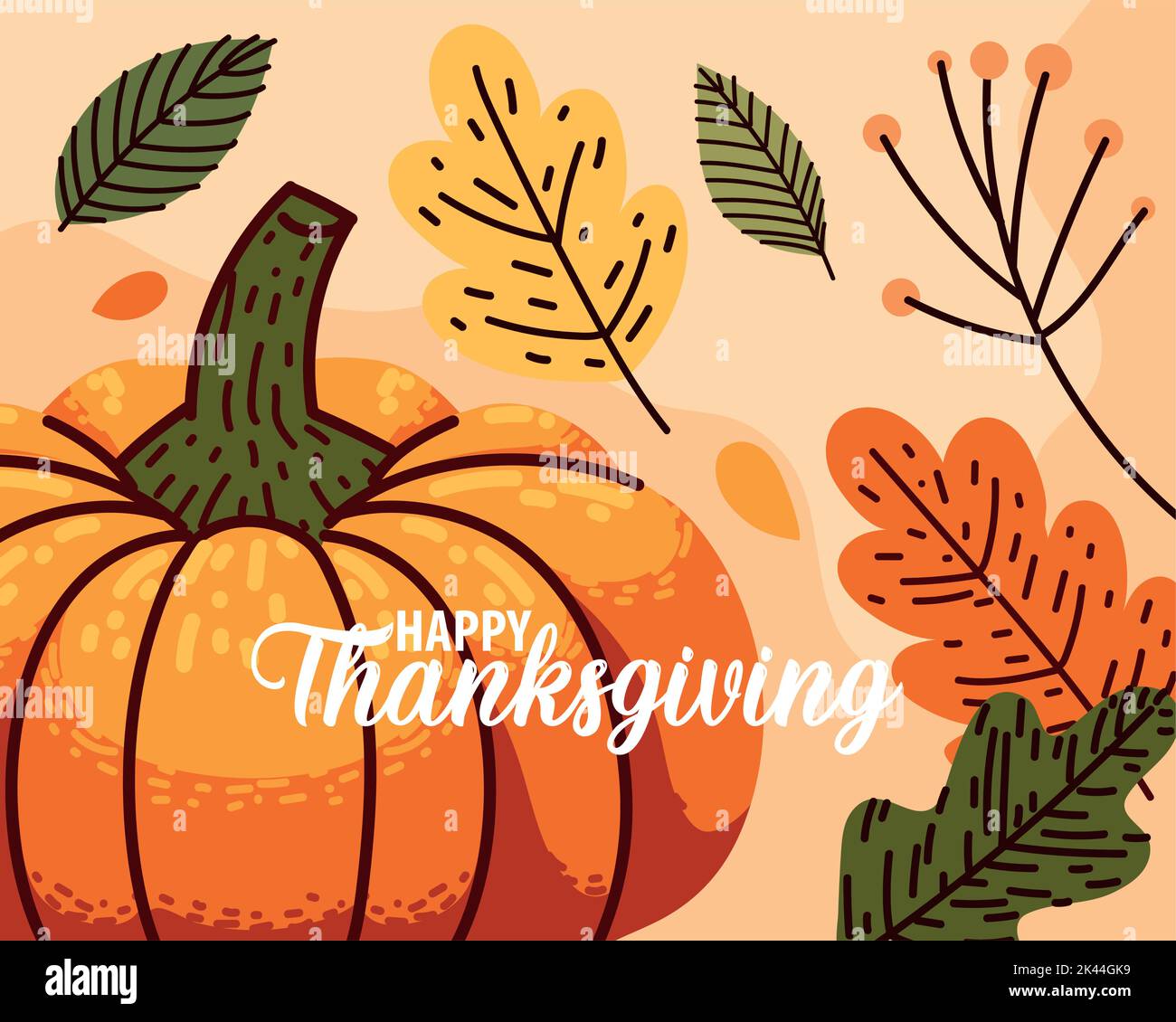 happy Thanksgiving poster Stock Vector Image & Art - Alamy